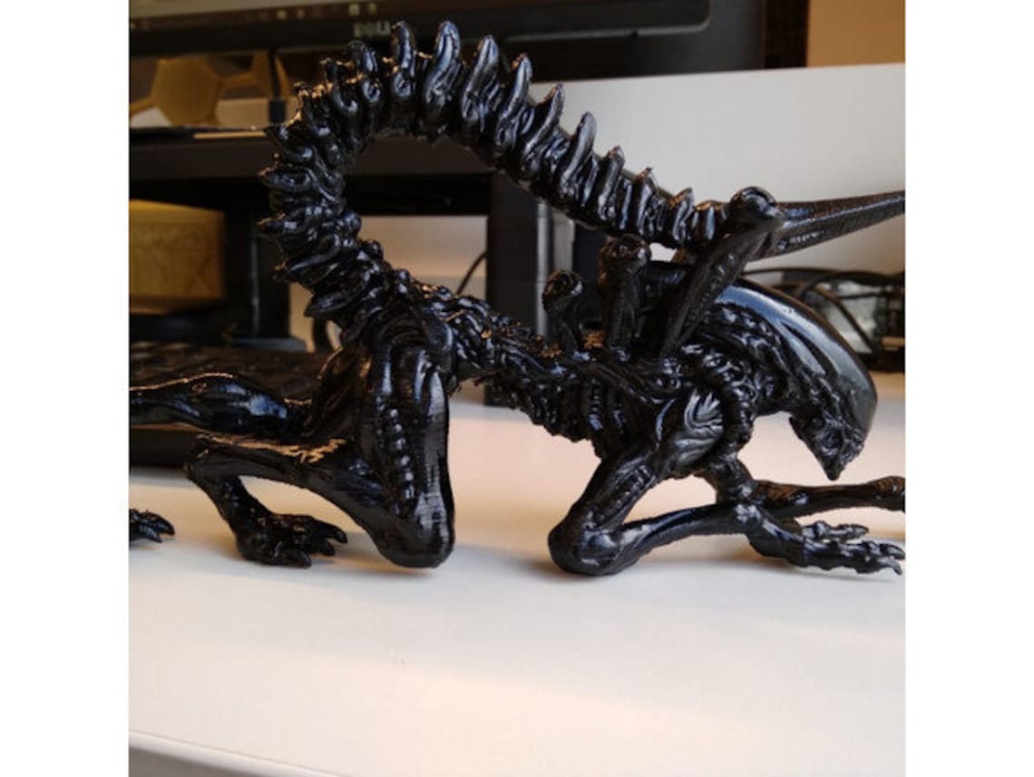 Alien xenomorph Statue High Quality 3D Printer Files 3D STL Model Print STL File 3D Digital ...