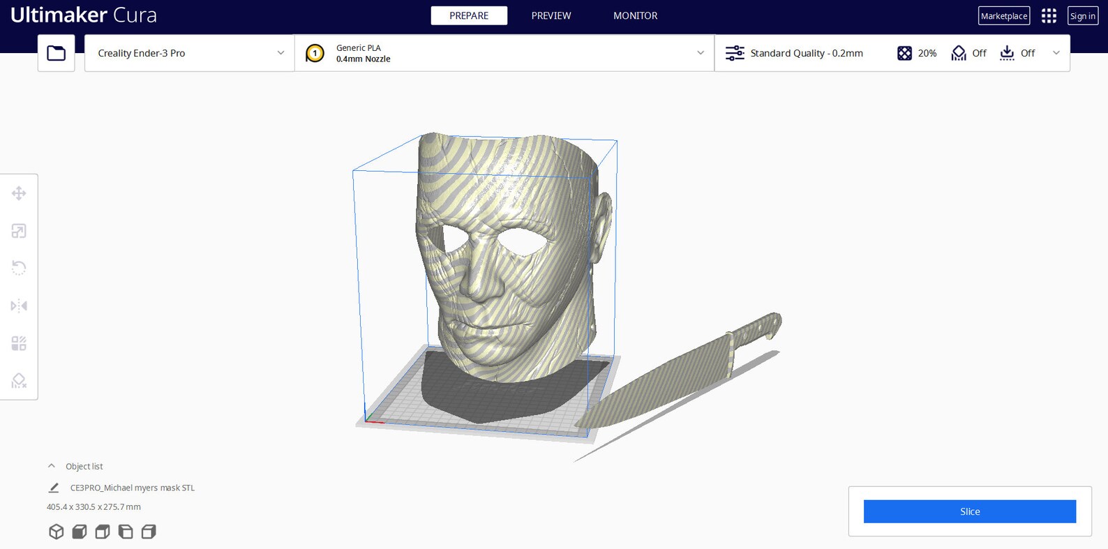 Michael Myers Mask High Quality 3D Printer Files 3D STL Model Print STL ...