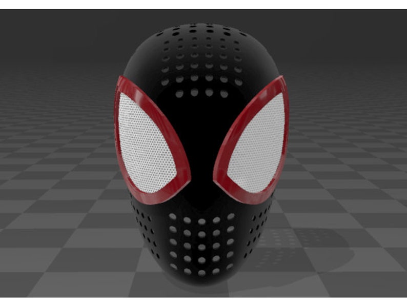 Spiderman Face Shell Miles Morales High Quality 3D Printer Files 3D STL ...