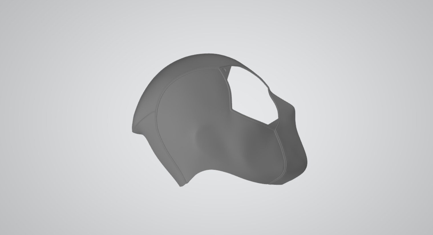 Deadpool Face Shell Helmet High Quality 3D Printer Files 3D STL Model ...