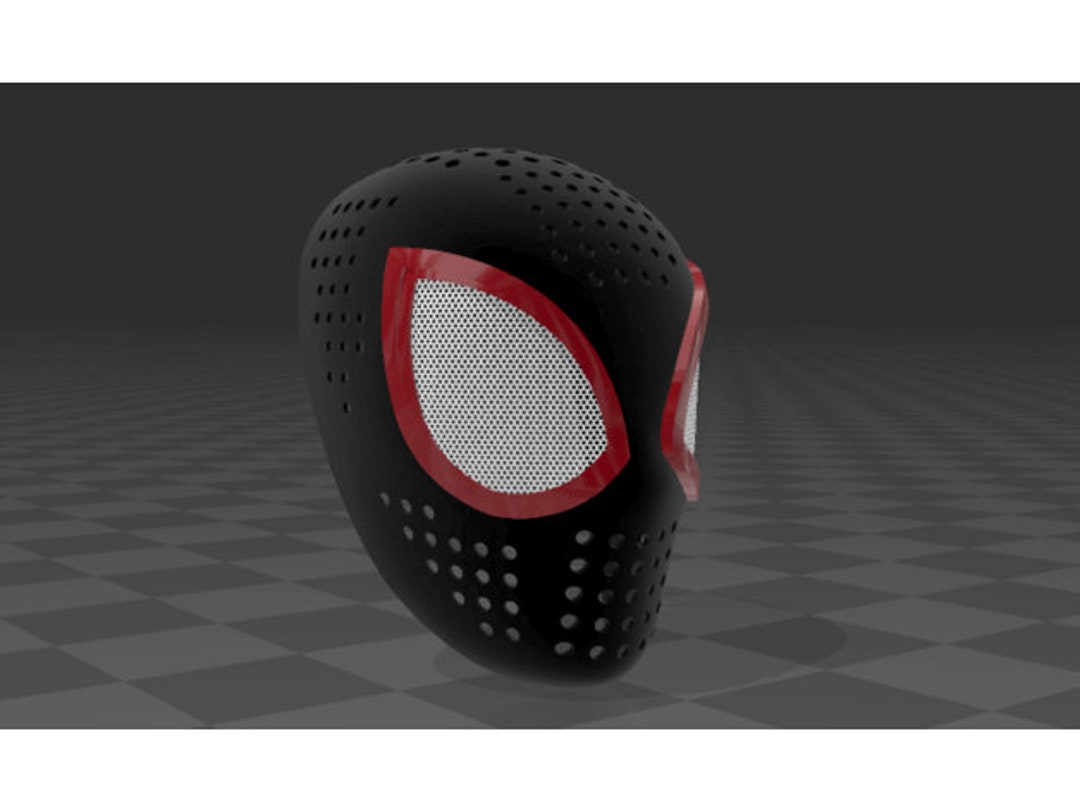 Spiderman Face Shell Miles Morales High Quality 3D Printer Files 3D STL ...