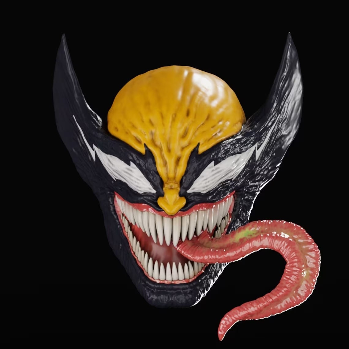Venom Wolverine Helmet Mask High Quality 3D Printer Files 3D STL Model ...