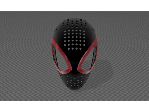 Spiderman Face Shell Miles Morales High Quality 3D Printer Files 3D STL ...