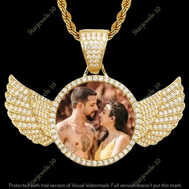 Wings Chain With Picture - Etsy