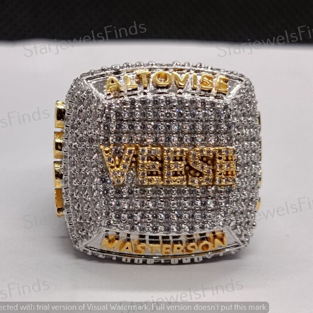 Bling Rapper Statement Ring for Men, Iced Men Ring Custom Iced Initial ...