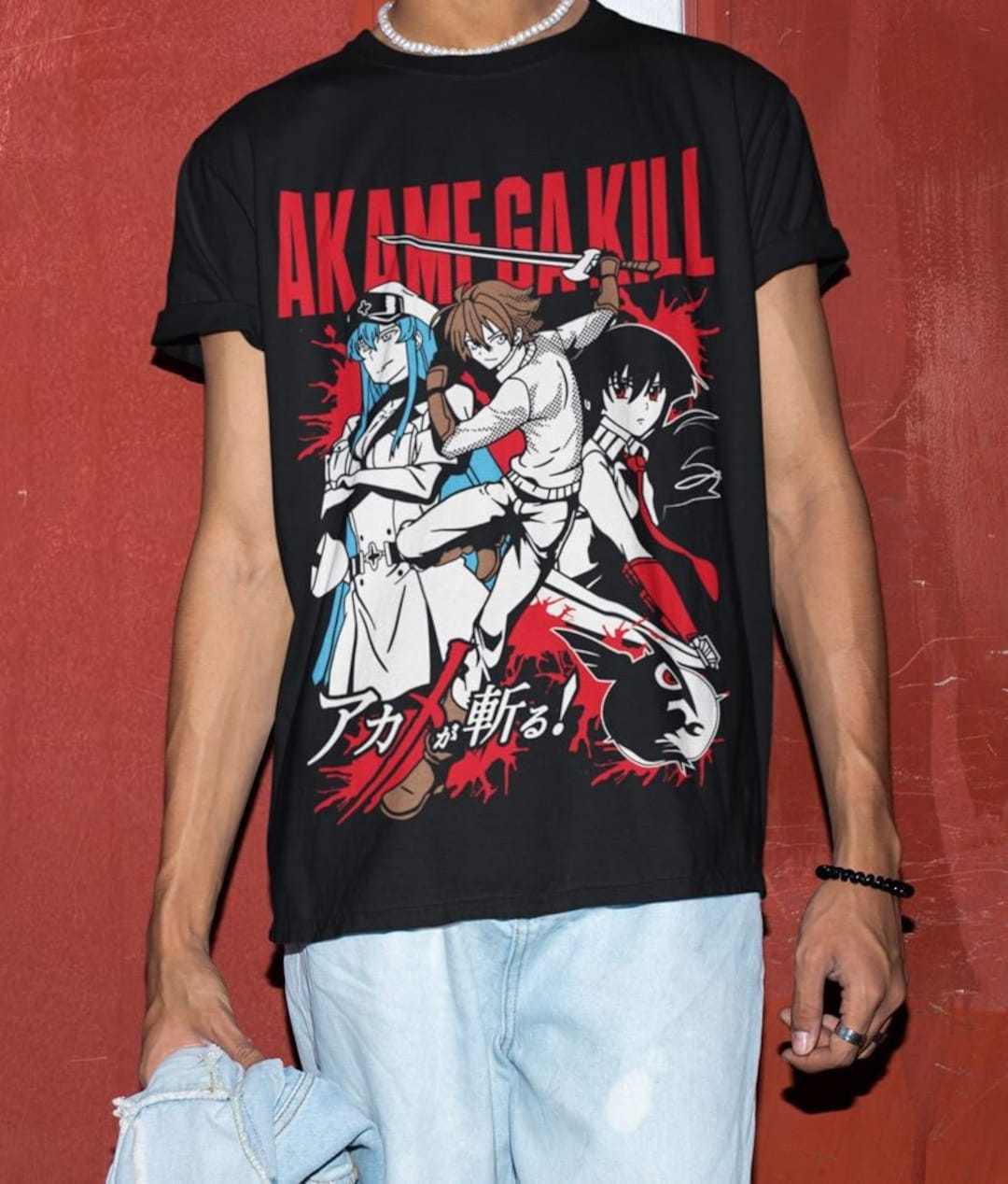 Unisex Akame Ga Kill Esdeath Anime T-shirt, Manga Waifu Shirt - Etsy