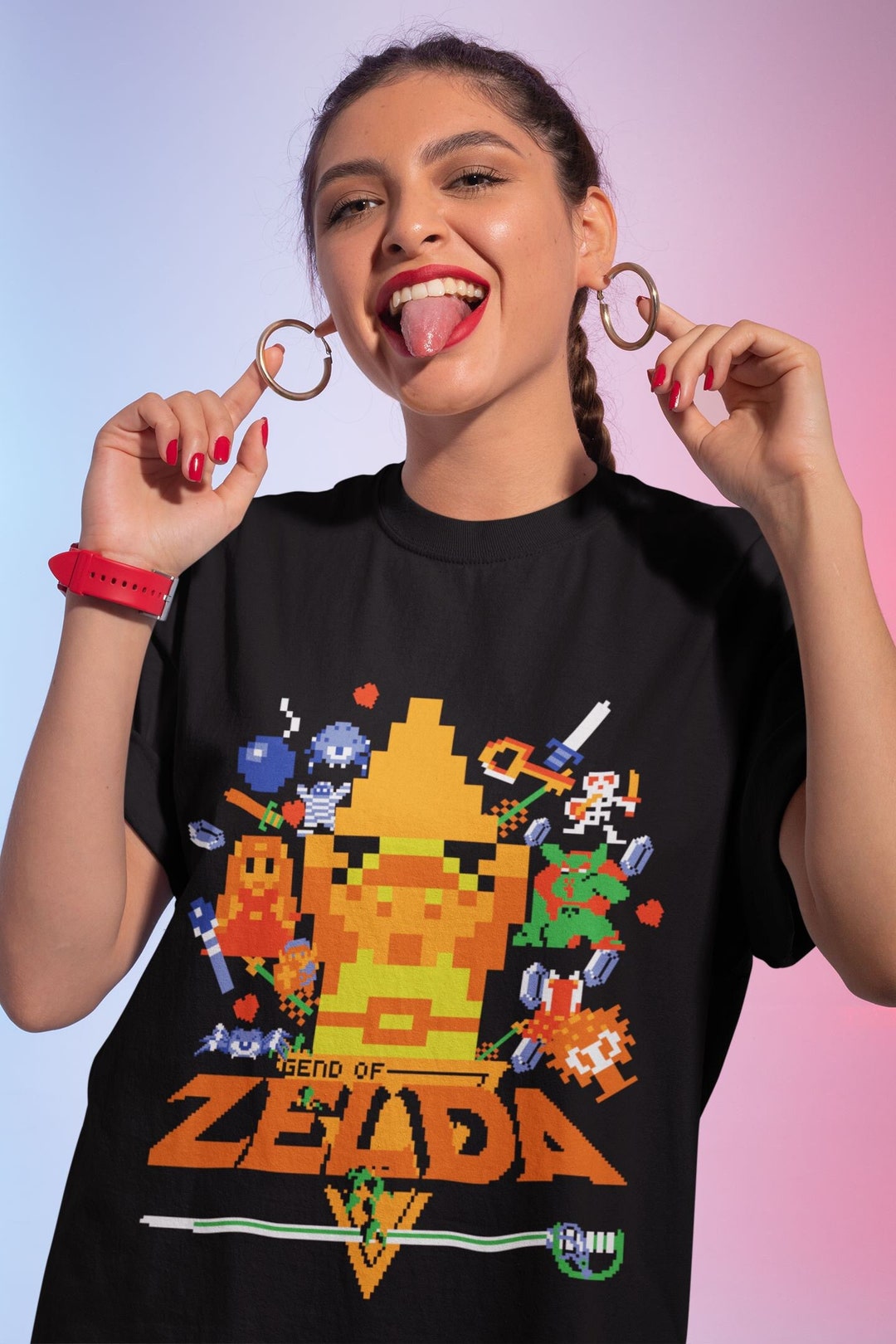 Legend of Zelda Shirt Zelda Shirt Zelda Gift Triforce Tshirt Hylian ...