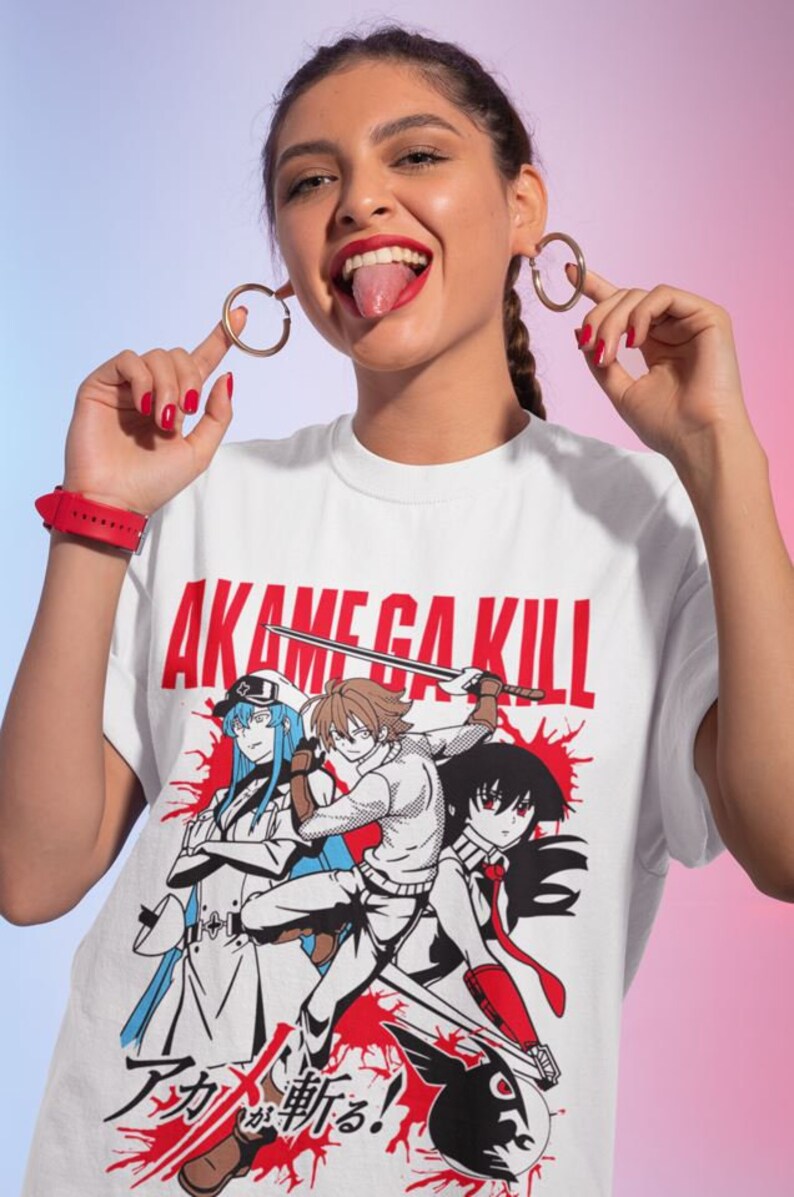 Unisex Akame Ga Kill Esdeath Anime T-shirt, Manga Waifu Shirt - Etsy