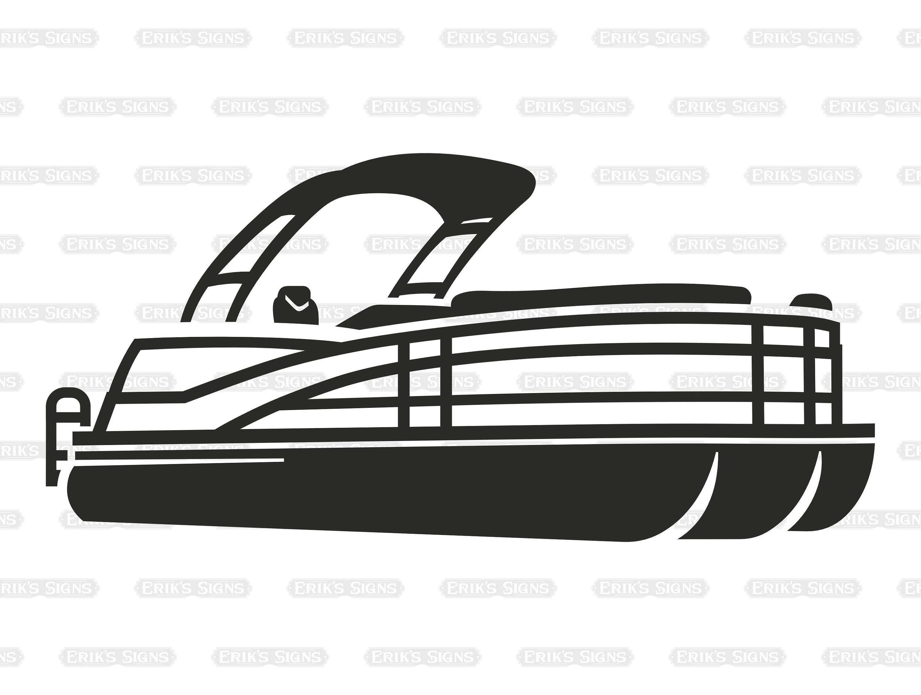 Pontoon Boat SVG, Pontoon Dxf, Eps, Png, Jpeg - Etsy