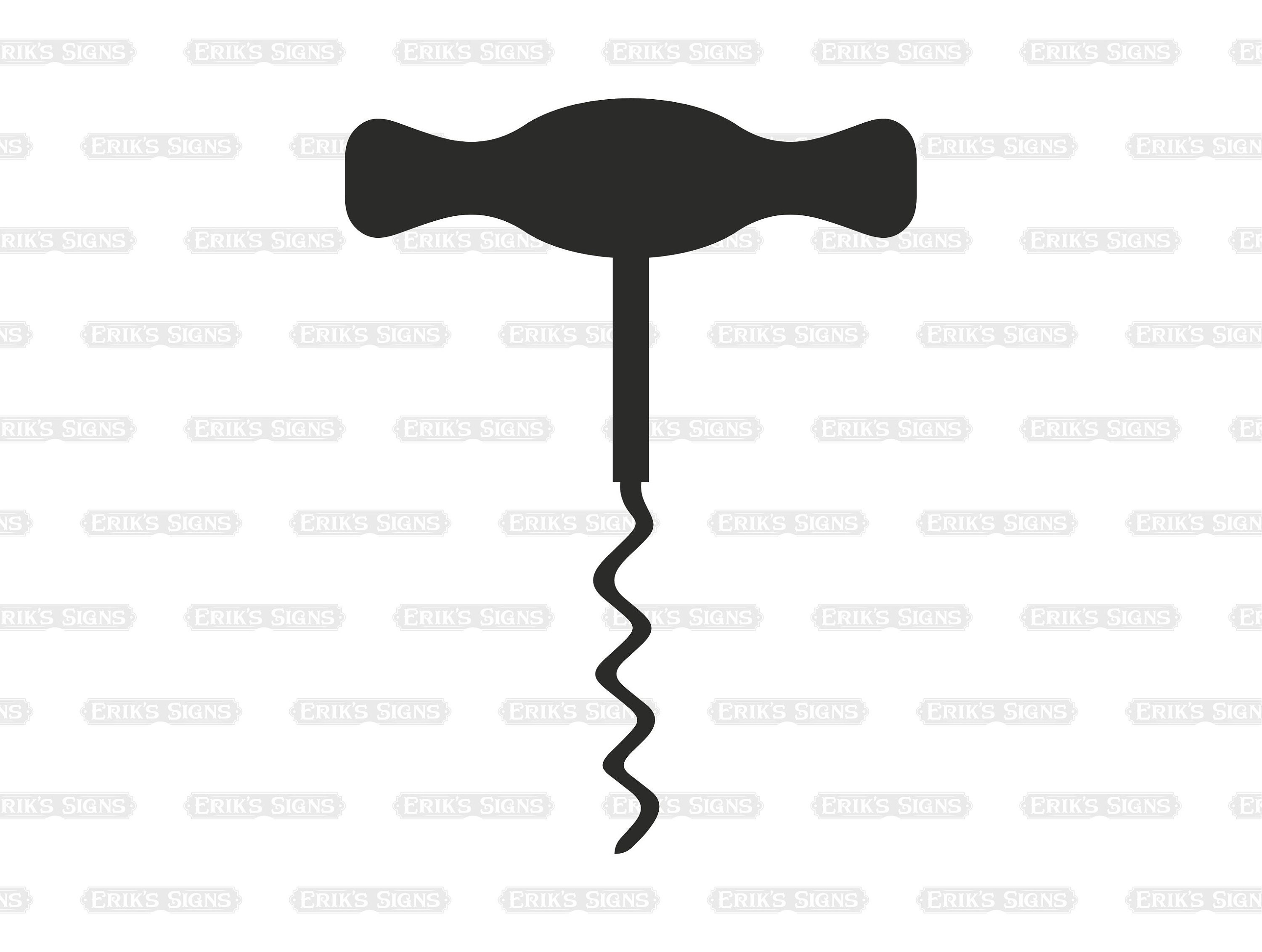 Corkscrew SVG, Corkscrew Silhouette SVG dxf, Eps, Png, Jpeg - Etsy