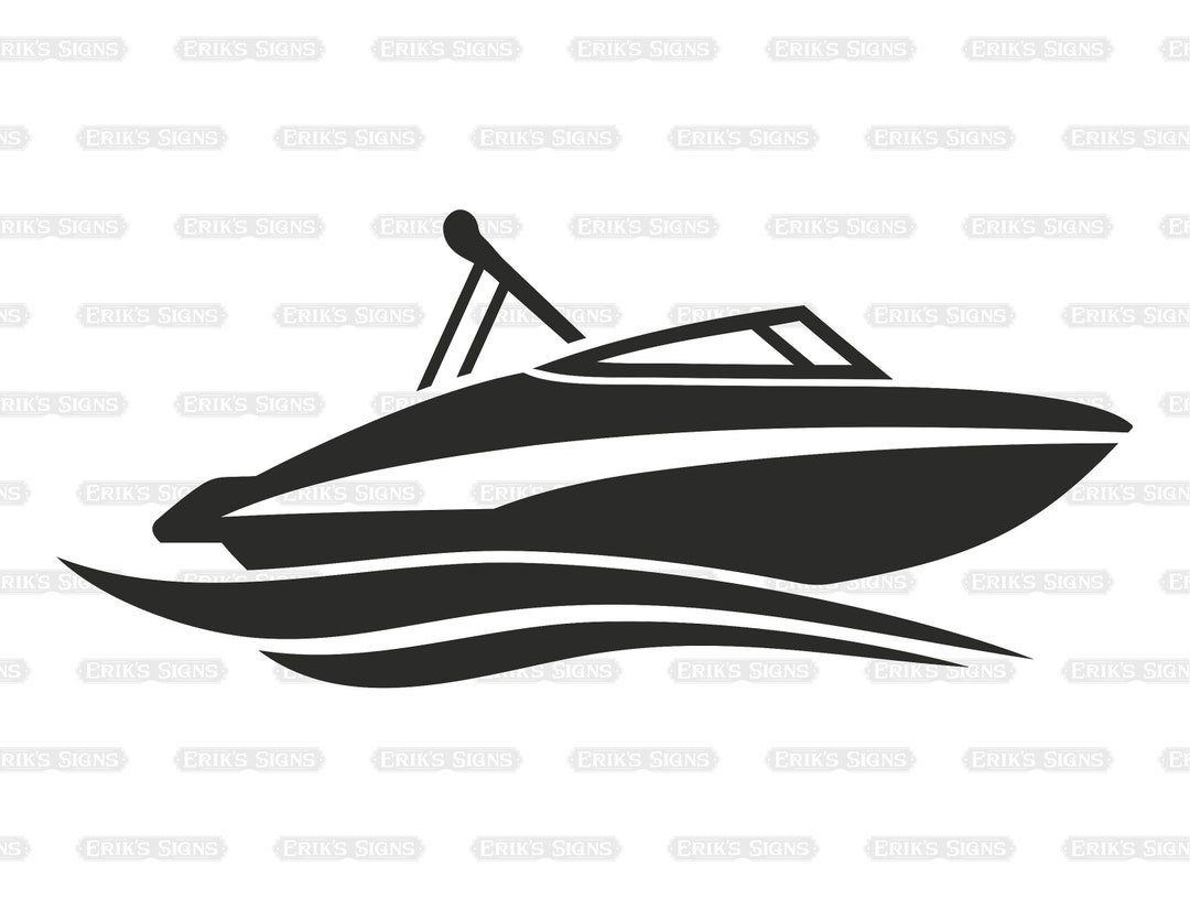 Speed Boat SVG, Speed Boat Clipart, Speed Boat Cut File, Speed Boat ...