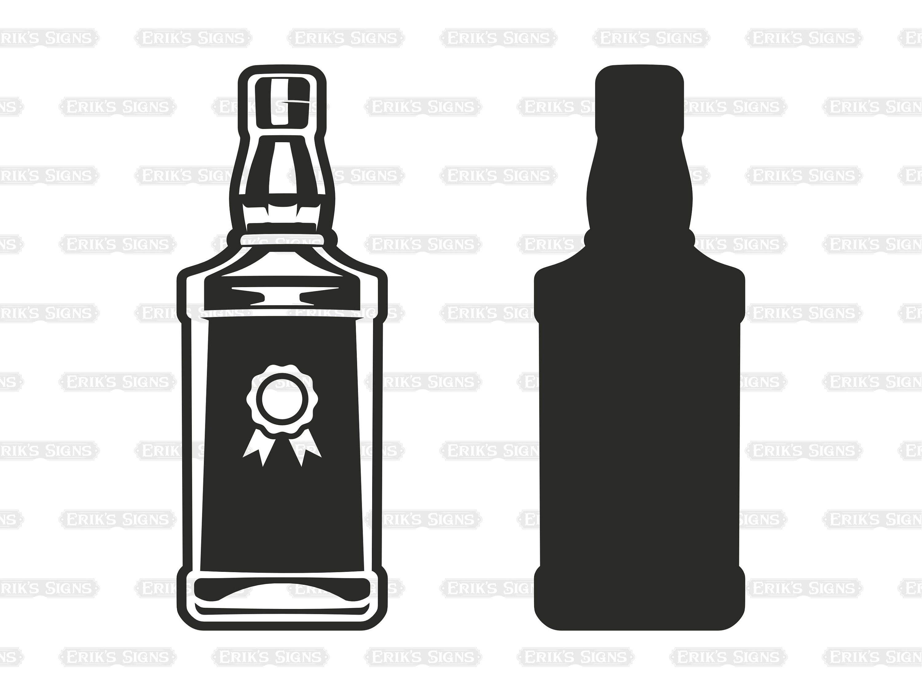 Whiskey Bottle Vector