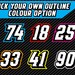 4 Custom Racing Numbers Laminated Decal Stickers - Etsy