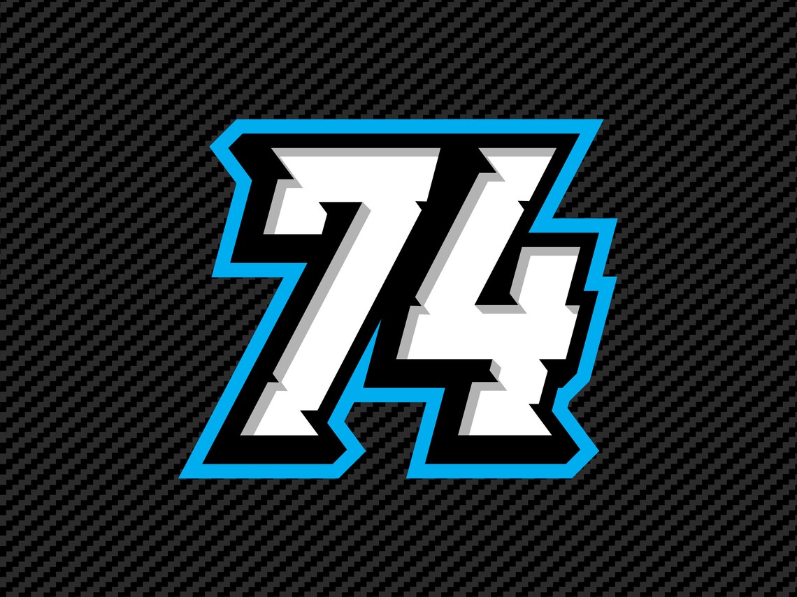 4 Custom Racing Numbers Laminated Decal Stickers - Etsy