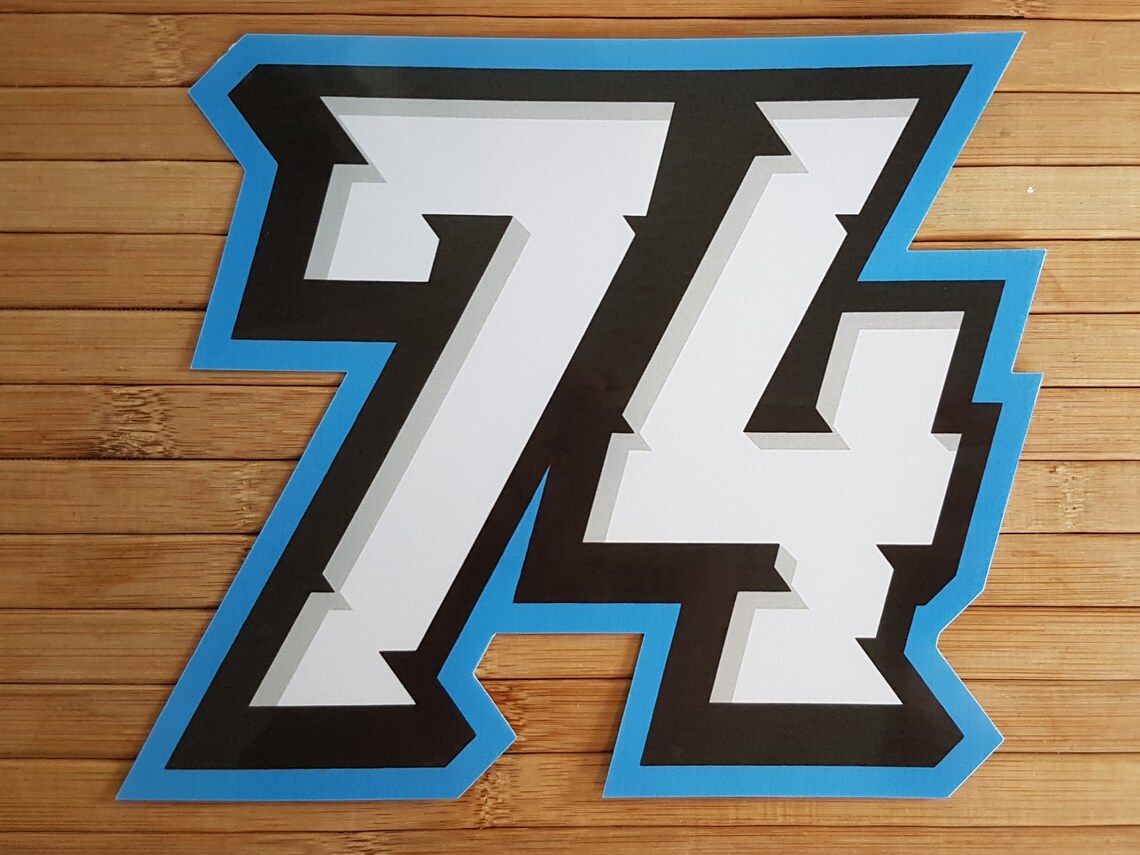 4 Custom Racing Numbers Laminated Decal Stickers - Etsy
