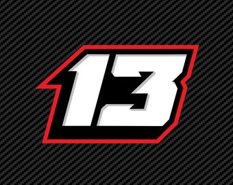 4 Custom Racing Numbers Laminated Decal Stickers - Etsy