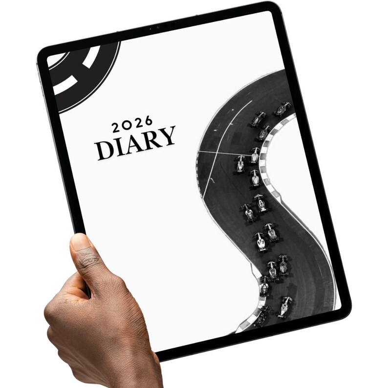 2026 Diary F1 Journal | Weekly View | Constructors Tracker | Habit ...