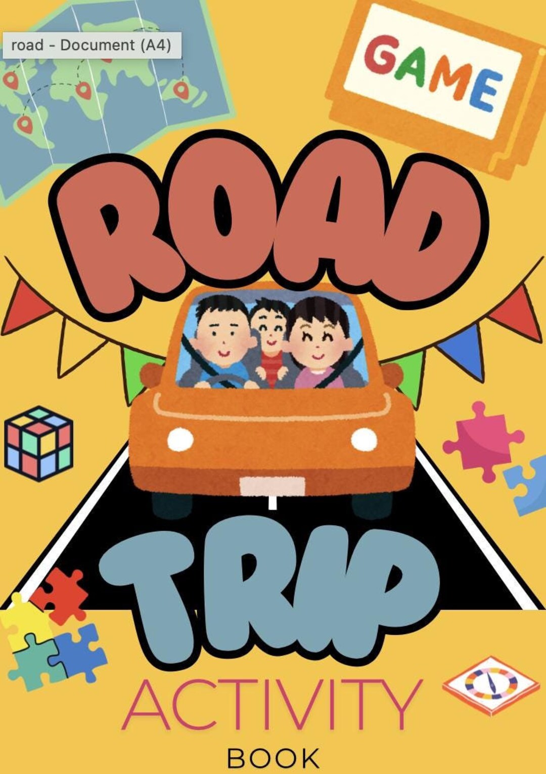 Kids Road Trip Activity Booklet - Etsy