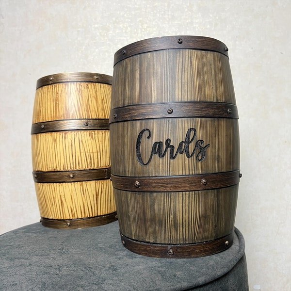 Wine Barrel Card Holder - Etsy