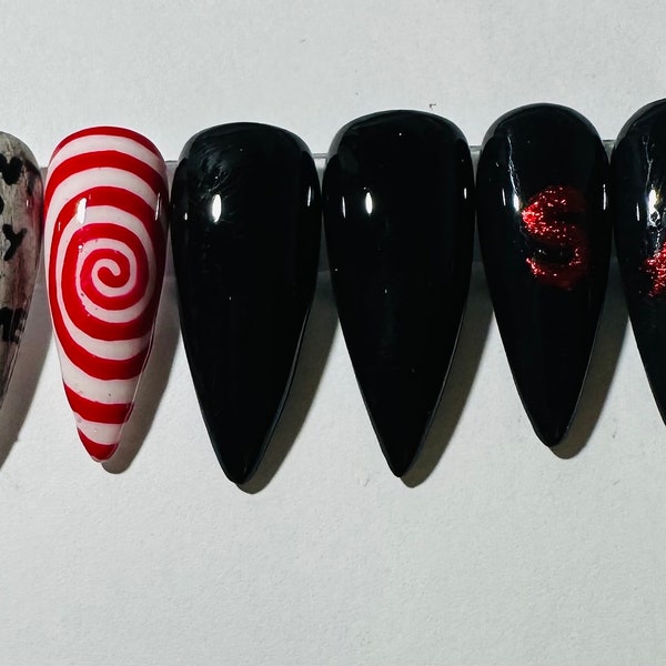 Horror Movie Fake Nails - Etsy