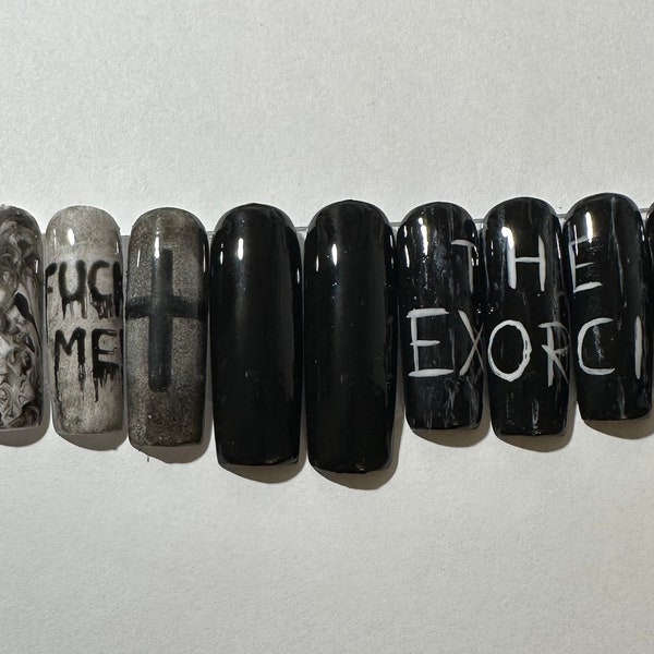 Horror Movie Fake Nails - Etsy