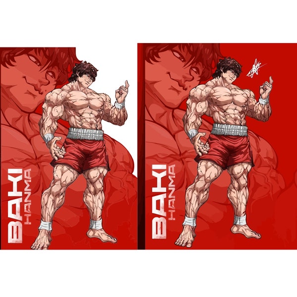 Baki Hanma Red Svg - Etsy
