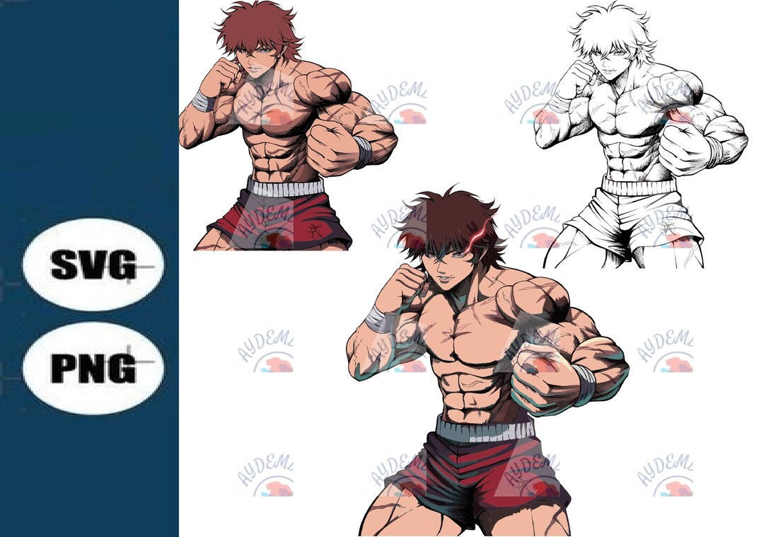 Baki Hanma svg png Anime SVG Descarga digital Manga SVG - Etsy España