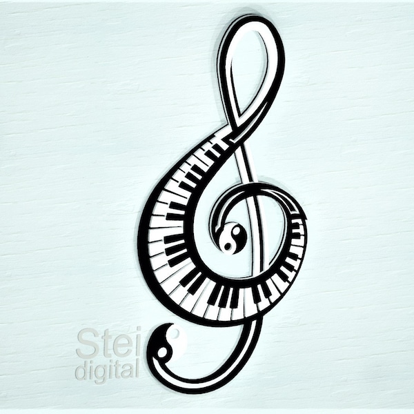 Treble Clef Pattern - Etsy
