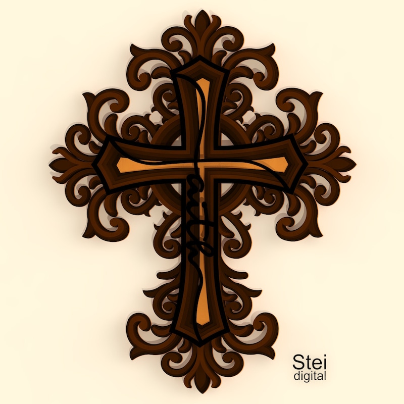 Laser Cut Cross - Etsy