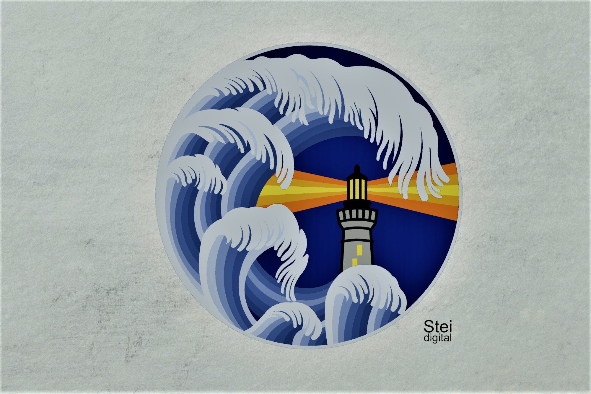 3d Lighthouse Svg Dxf Cut Files Lighthouse Laser Cut 3d Sea - Etsy