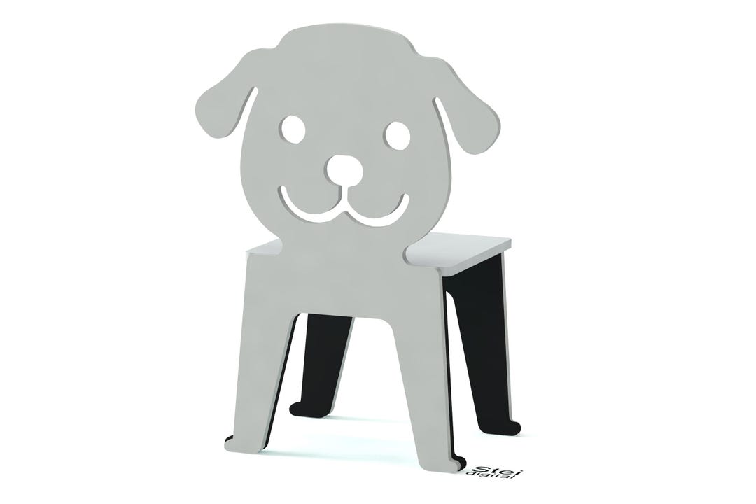 Dog Chair Cnc, Kids Furniture, Chair Dxf CNC Plan, Cnc Router Cut Files ...