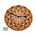 3d Wall Clock Svg, Dxf Cut Files, CNC Laser Cutting Files, Multilayer ...