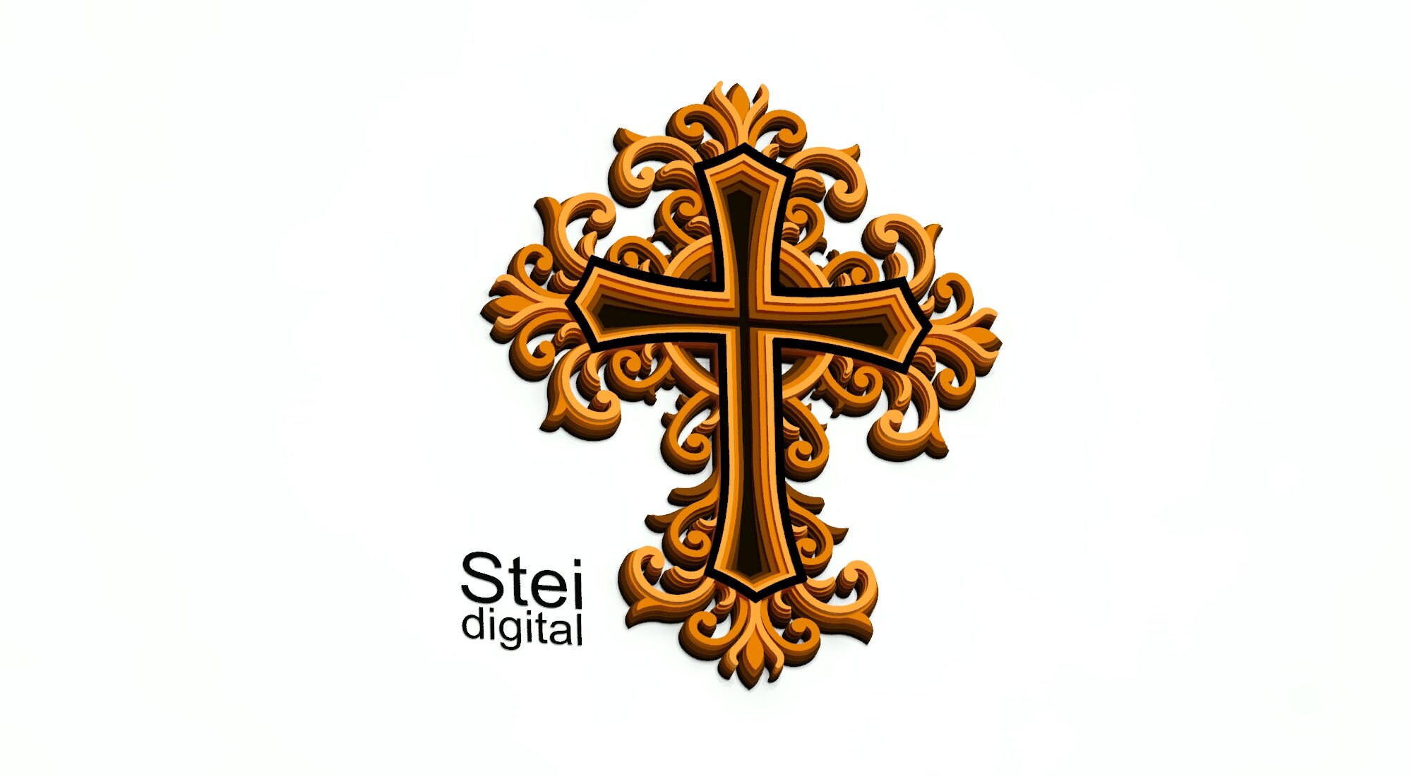 3d Cross Svg Dxf Laser Cut File Laser Cut Template Layered - Etsy