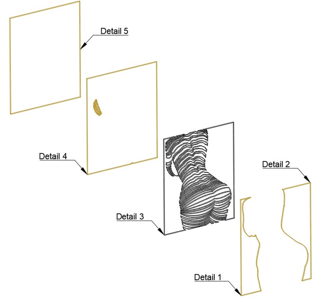 Woman Body Dxf Svg Files for Laser Cut Cnc Laser Cut Files - Etsy Australia