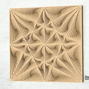 3d Optical Illusion SVG, DXF Cut Files, Vector File, Layered Illusion ...