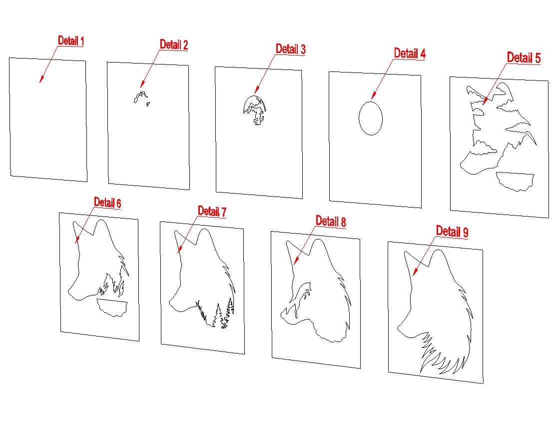 3d Fox Shadow Box Svg Fox Paper Cut Template Fox Layered - Etsy