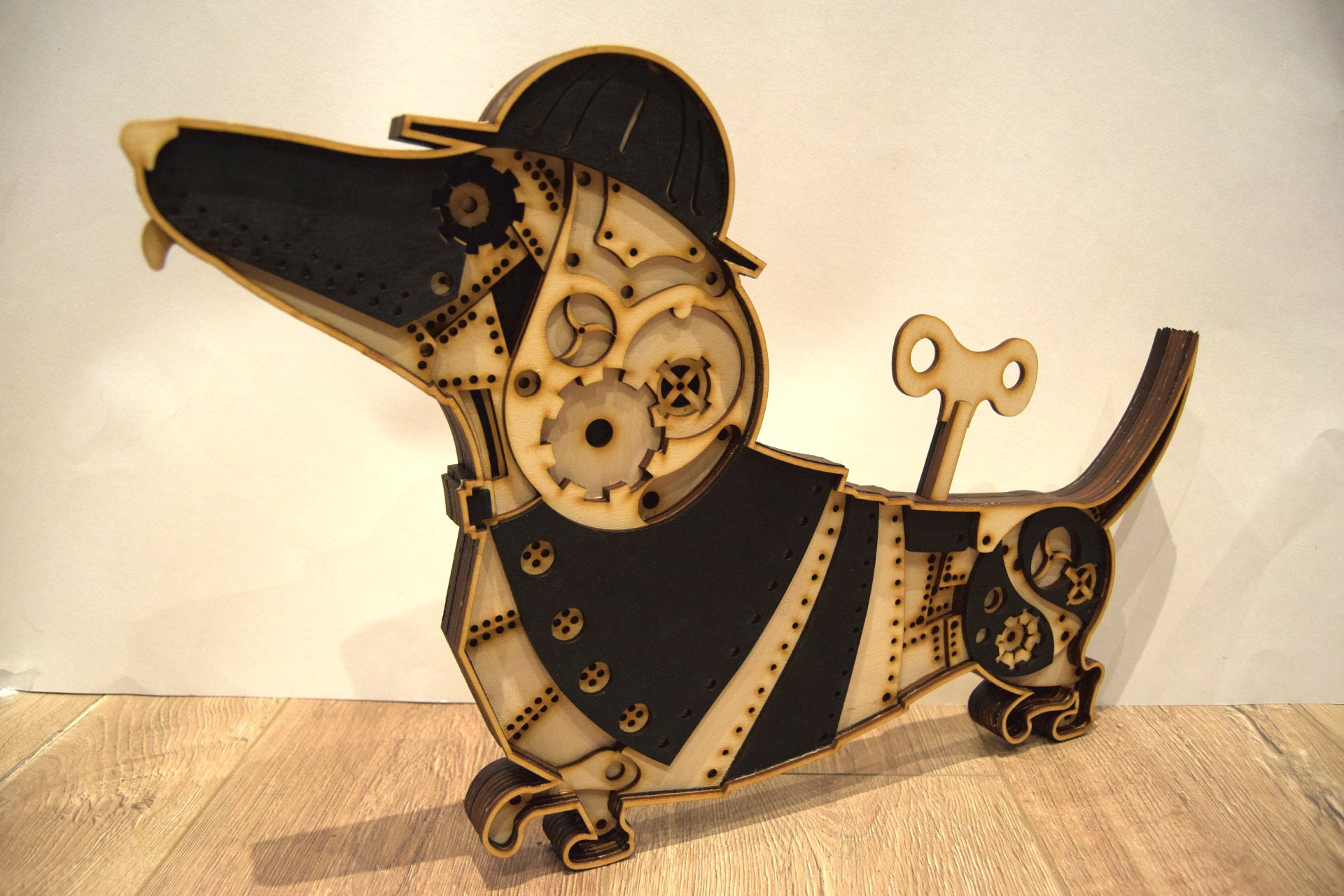 3d Steampunk Dog SVG Dxf Files for Laser CNC Laser Cutting - Etsy UK