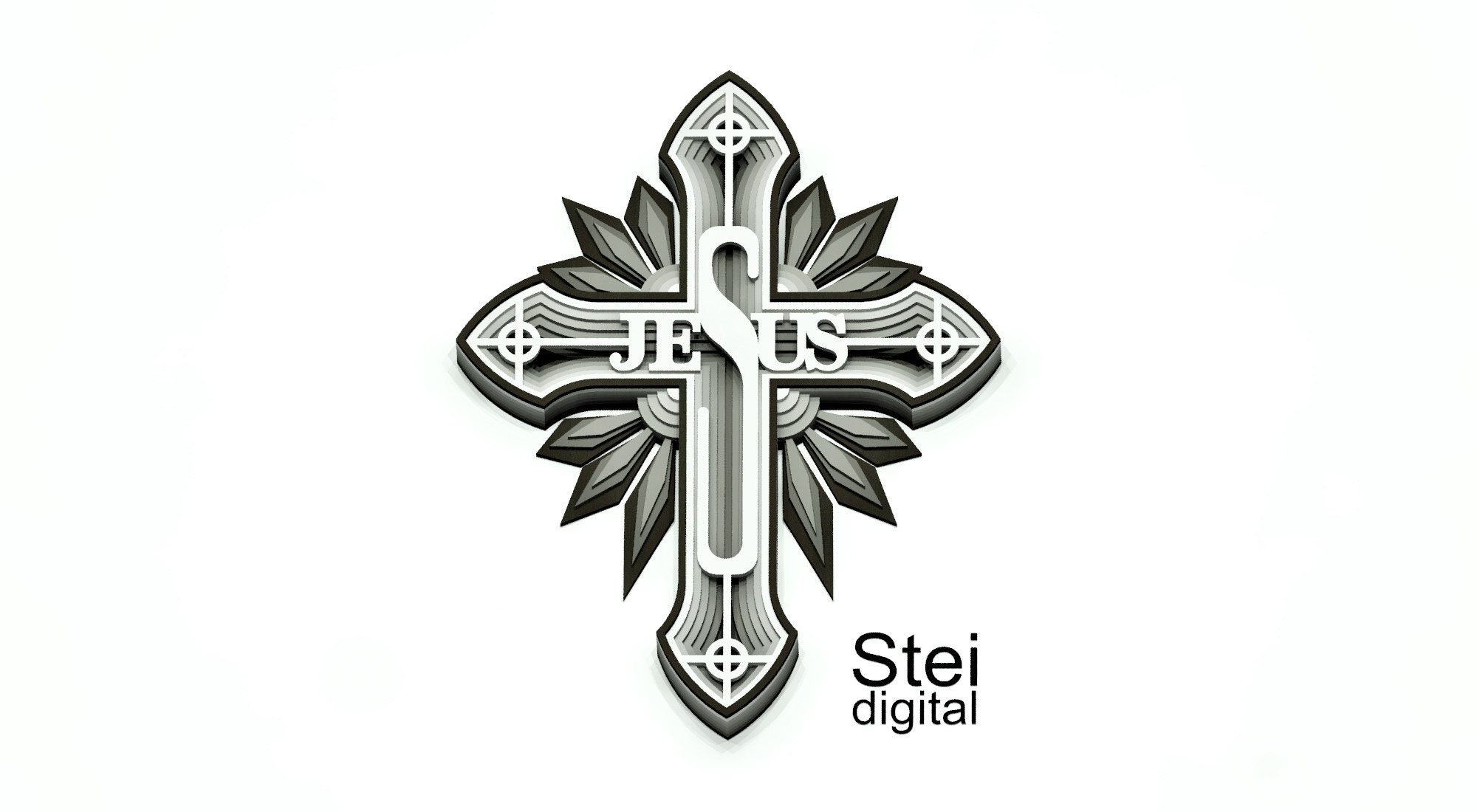 Jesus Cross Svg Dxf Files Laser Cutting Files Cricut SVG - Etsy Australia
