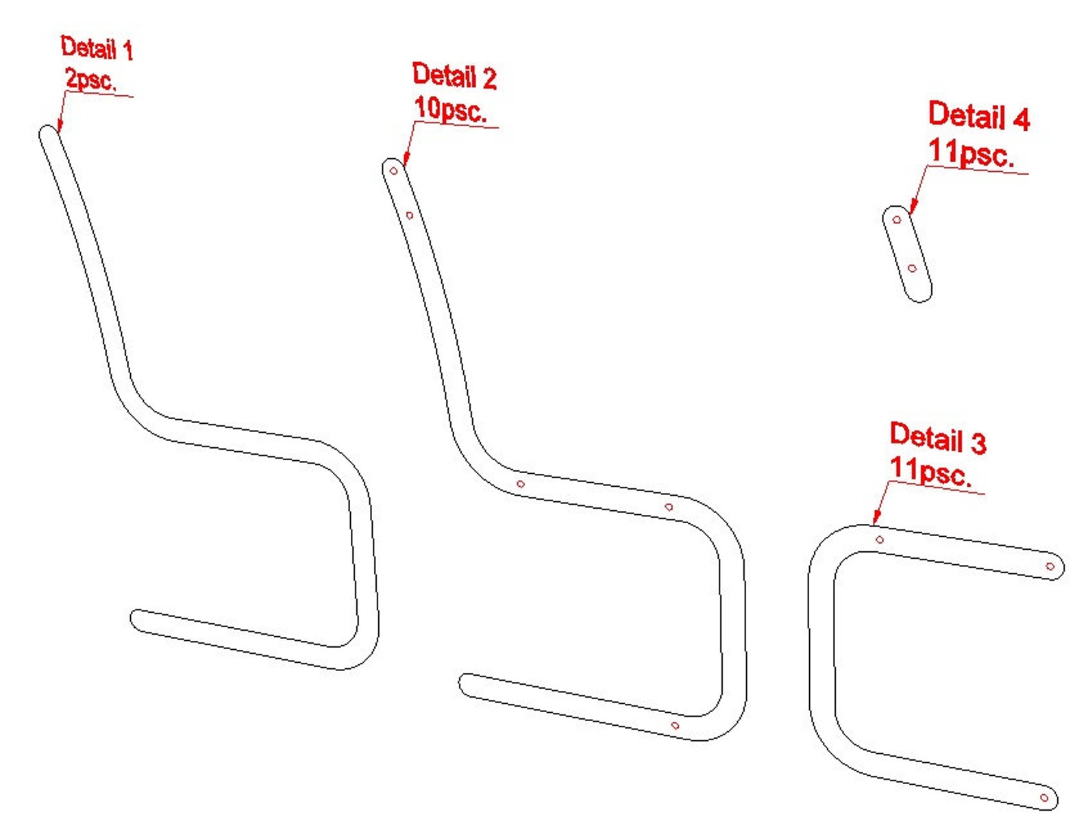 Chair 04 Dxf, Cnc Files, Cnc Plan, Cnc Router Cut Files, Furniture ...