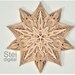 3d Christmas Tree Star Svg, Dxf Cut Files, for Laser Cut, 3d Star Svg ...