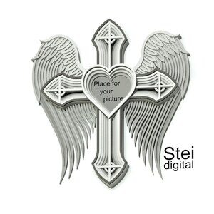 In Memory Cross Svg, Dxf Cut Files, Laser Cutting File, Cross With ...