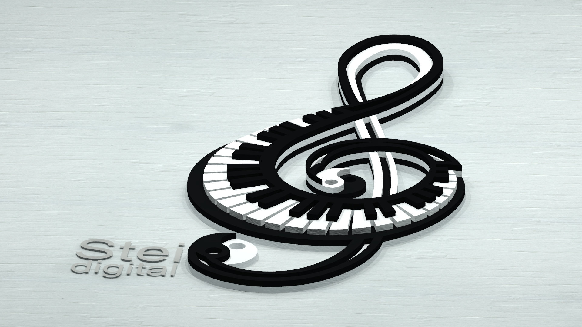 3d Treble Clef Svg Dxf Laser Cutting File Laser Cut Svg - Etsy UK