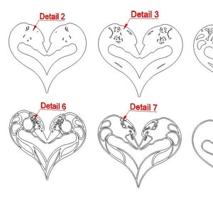 3d Swan Heart Svg, Swan Love Svg, Dxf Laser Cut File, Cricut Svg ...