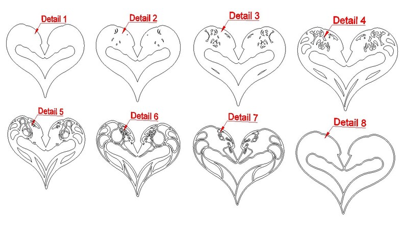 3d Swan Heart Svg Swan Love Svg Dxf Laser Cut File Cricut - Etsy