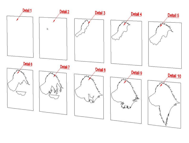 3d Dog Shadow Box Svg Dog Papercut Template Dog Layered Svg - Etsy