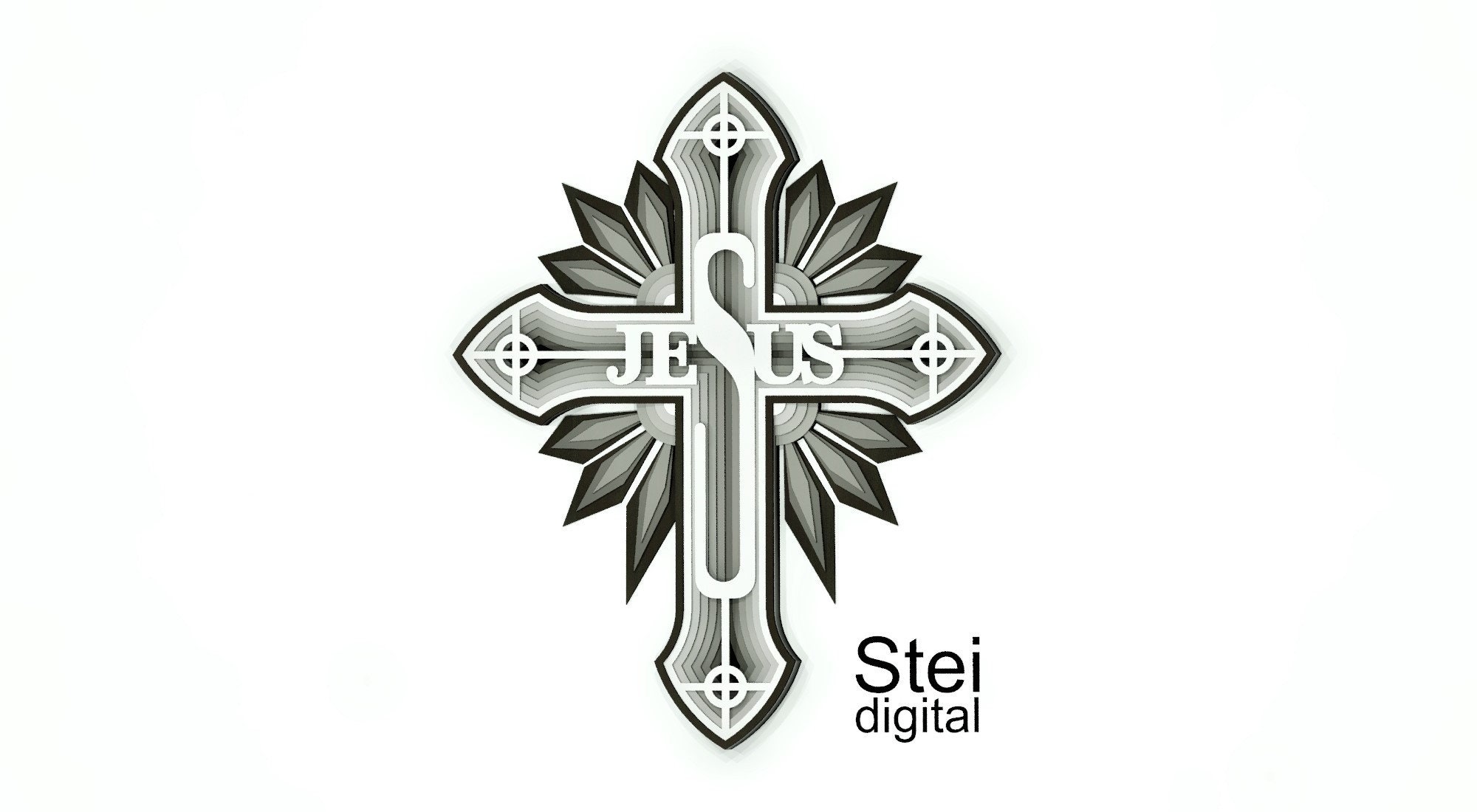 Jesus Cross Svg Dxf Files Laser Cutting Files Cricut SVG - Etsy Australia