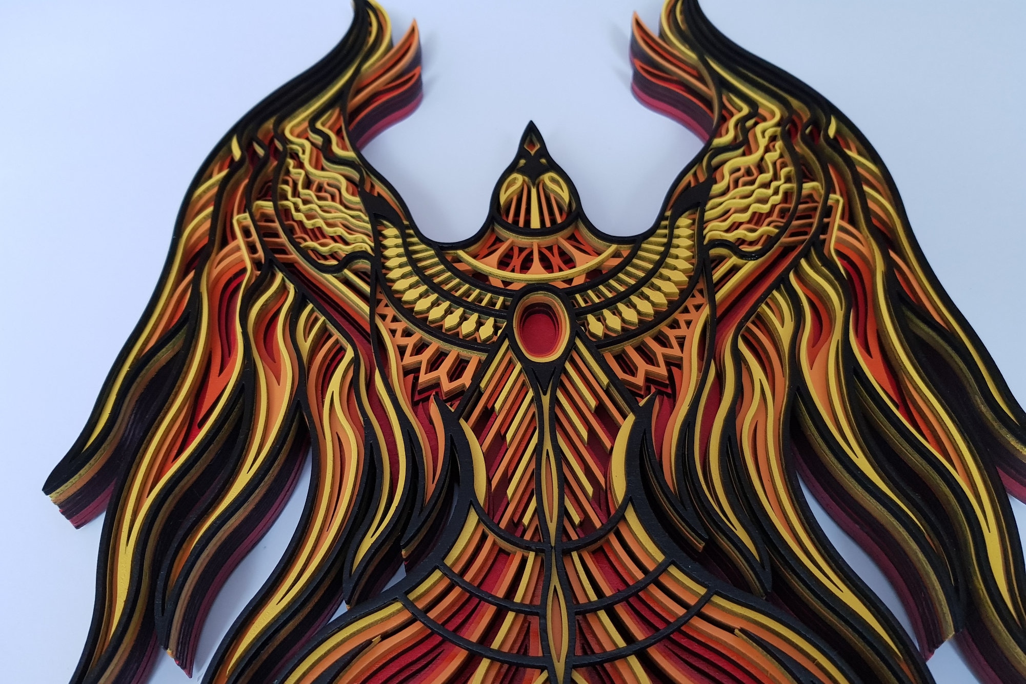 3d Phoenix SVG Dxf Laser Cut Files Phoenix Vector File - Etsy UK