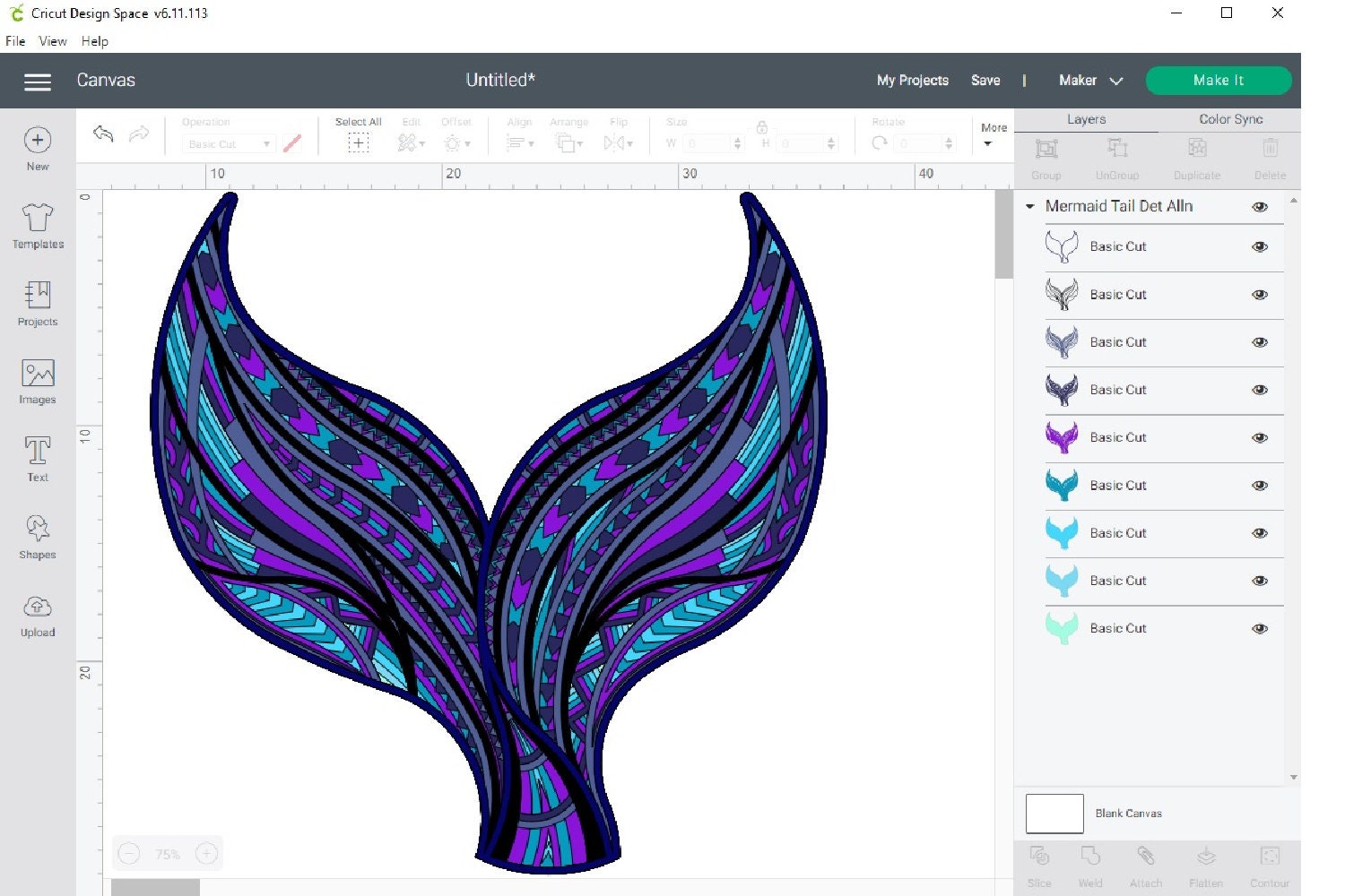 Layered Mermaid Tail Svg Dxf Cut Files Mermaid Tail for - Etsy Australia