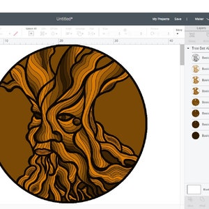 3d Ent Tree Svg, 3d Tree of Life Svg, Dxf Laser Cut Files, Layered Tree ...