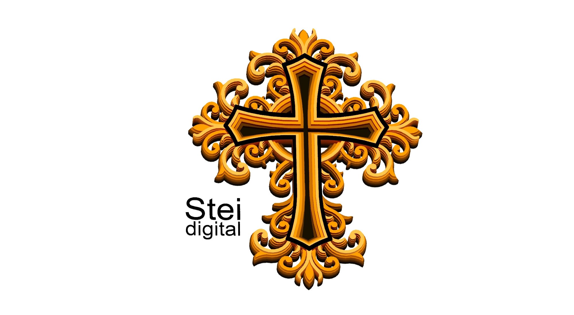 3d Cross Svg Dxf Laser Cut File Laser Cut Template Layered - Etsy